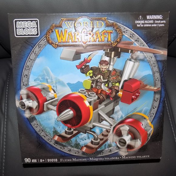 Mega Bloks | Toys | Mega Bloks World Of Warcraft Flying Machine 918 New ...